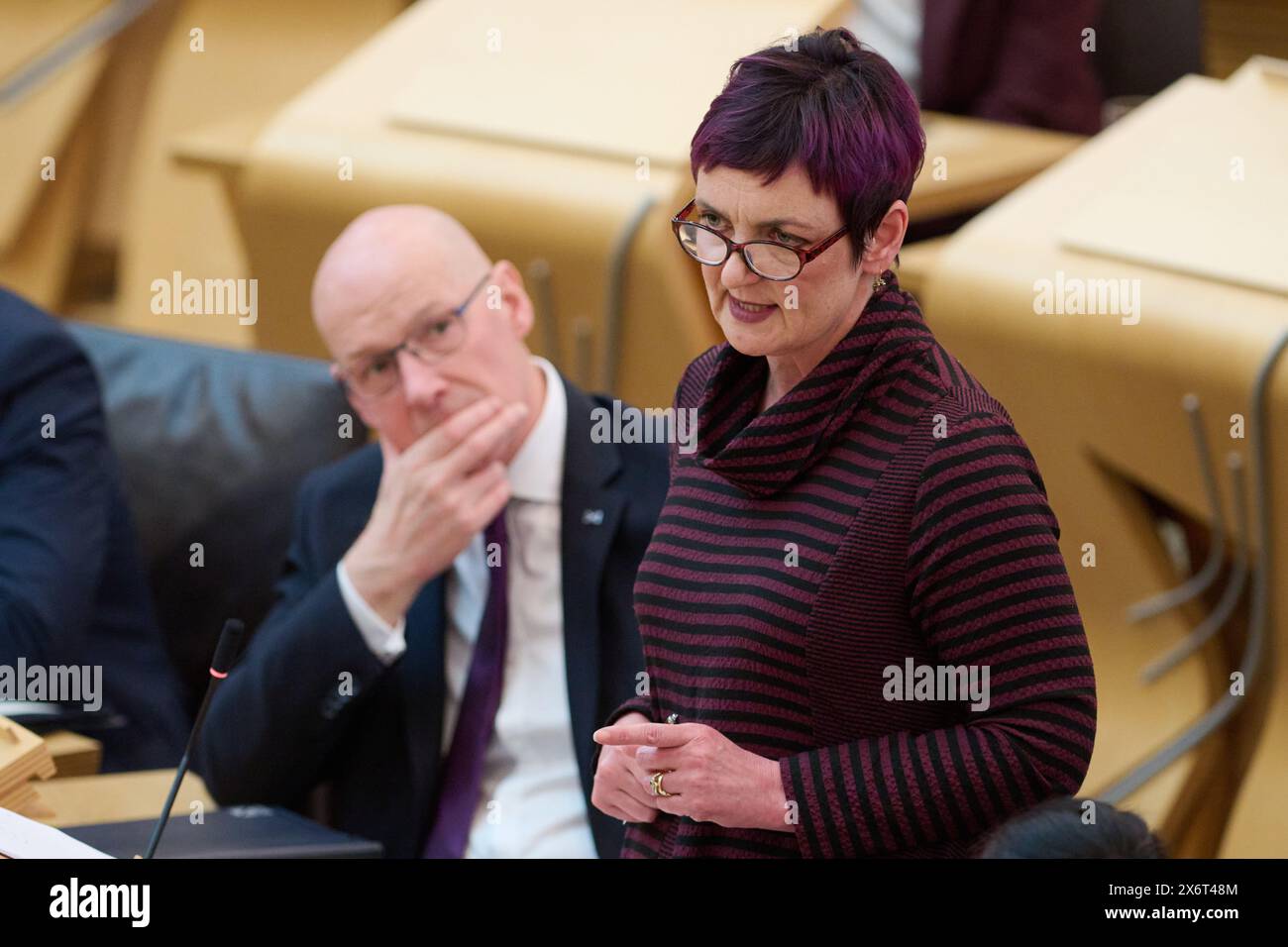 Edinburgh Scotland, UK 16 May 2024. Cabinet Secretary for Justice and ...
