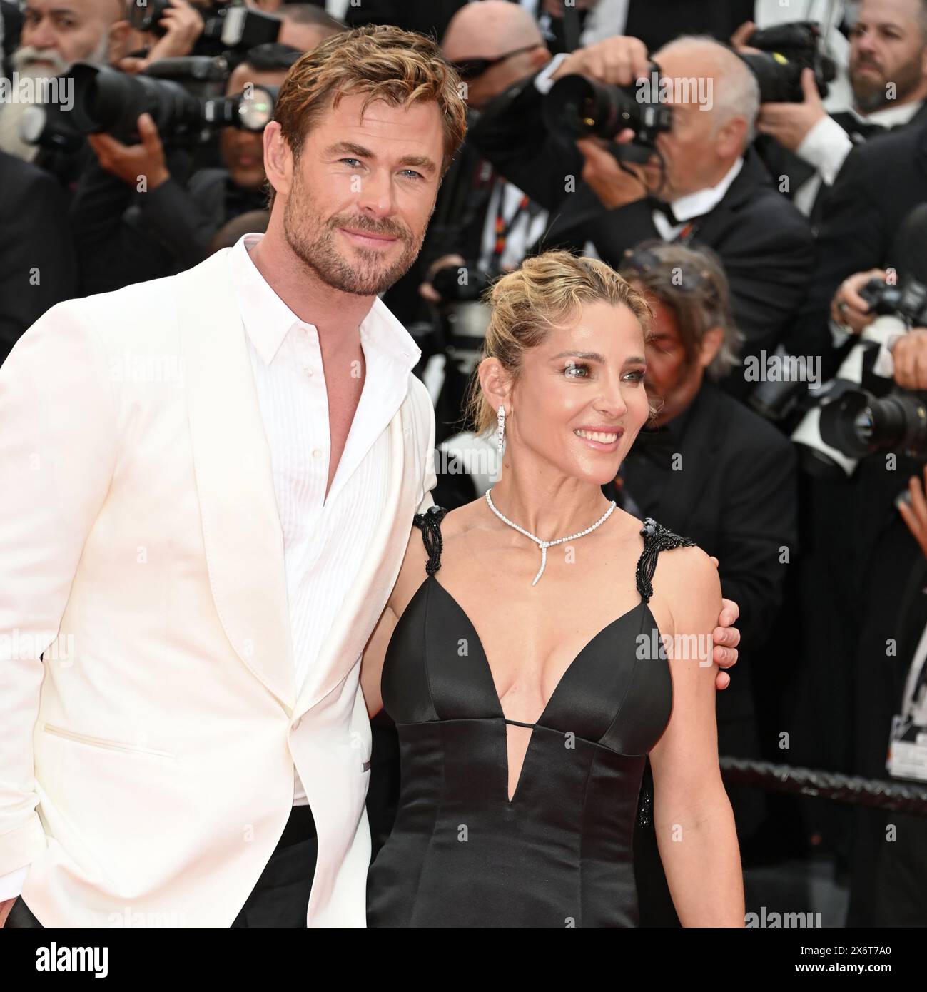 'Furiosa: A Mad Max Saga' film crew: Chris Hemsworth (in Tom Ford ...