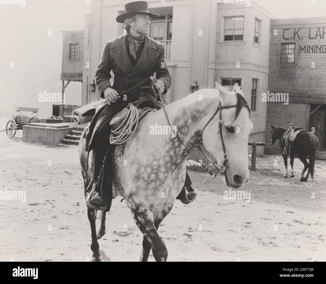 Pale Rider (Warner Bros., 1985). Clint Eastwood Stock Photo - Alamy