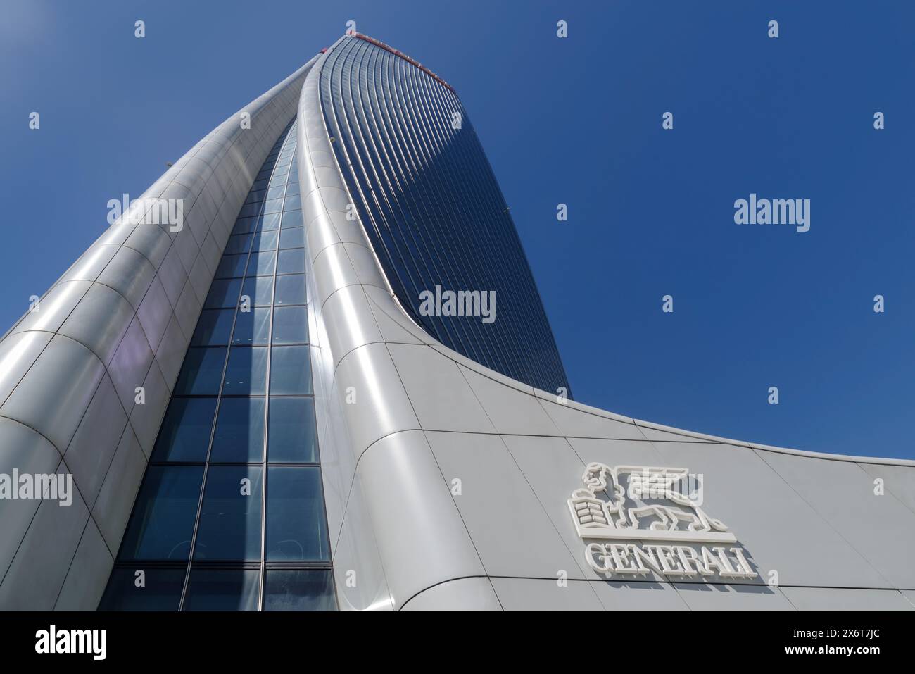 Skyscraper Generali Tower headquarters of the Generali Group's offices ...