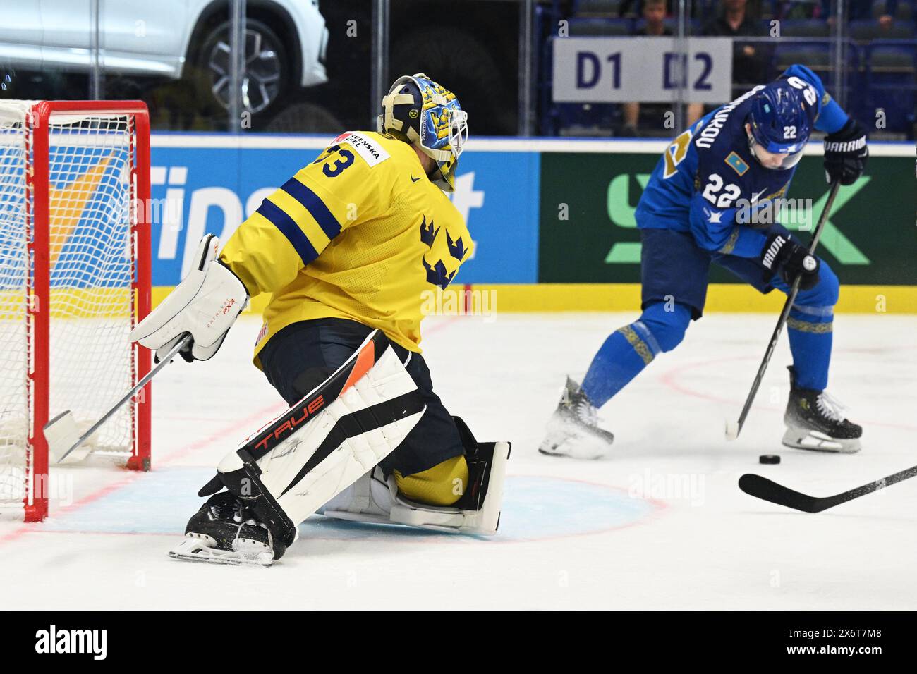 Ostrava, Czech Republic. 16th May, 2024. Kazakhstan vs. Sweden group B ...
