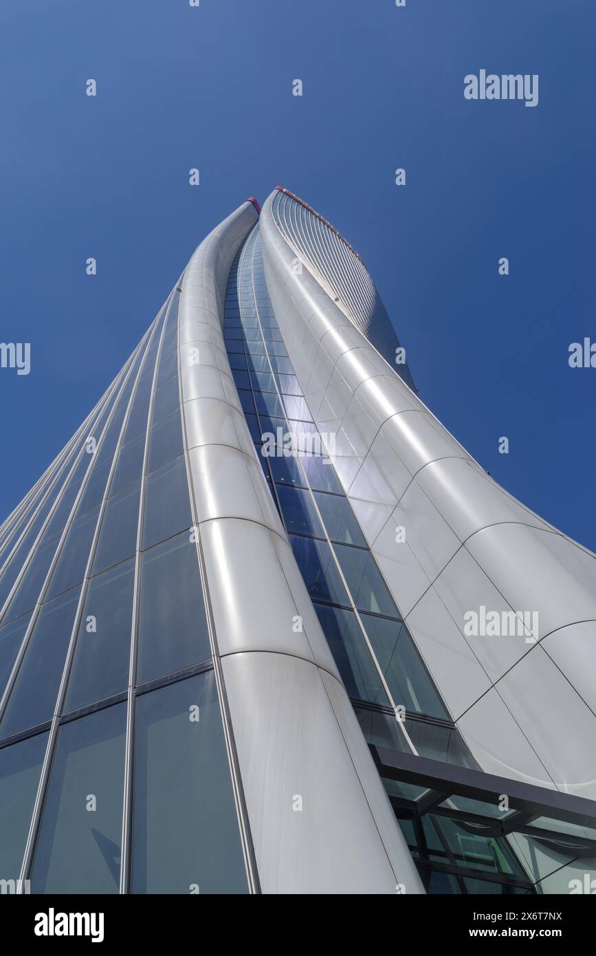 Skyscraper Generali Tower headquarters of the Generali Group's offices ...