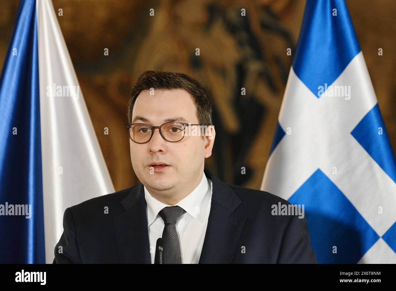 Prague, Czech Republic. 16th May, 2024. Foreign minister of the Czech ...