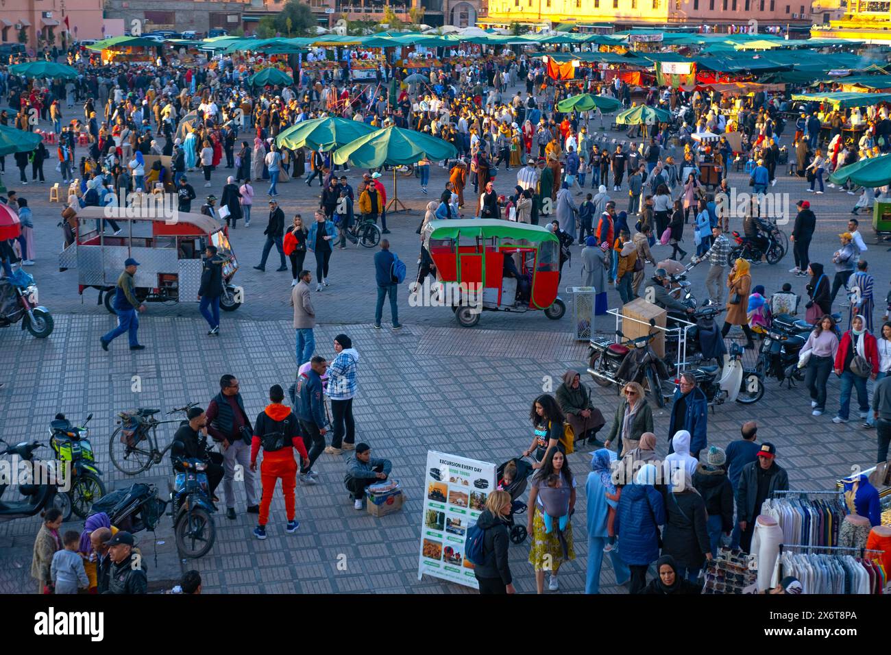 Jamaa el Fna Square in Marrakech, tradition and ancient customs Morocco ...