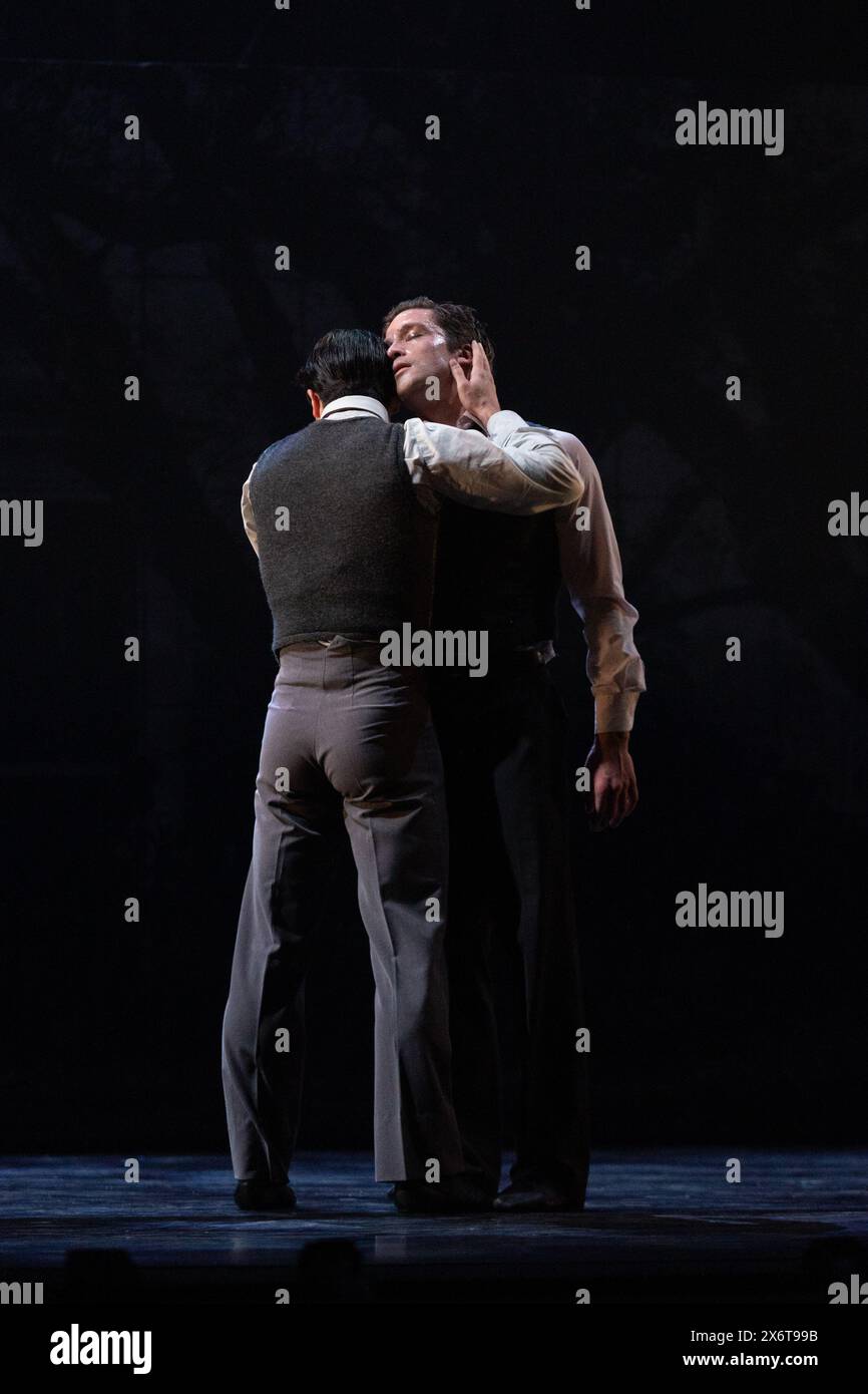 London, UK. May16, 2024. Alan (Javier Andreu) and Jeff (Aaron Venegas ...