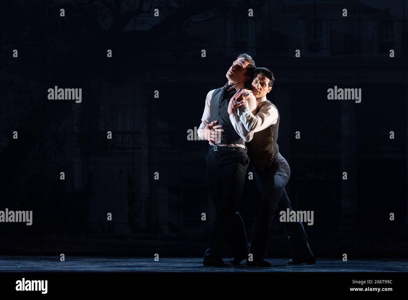 London, UK. May16, 2024. Alan (Javier Andreu) and Jeff (Aaron Venegas ...