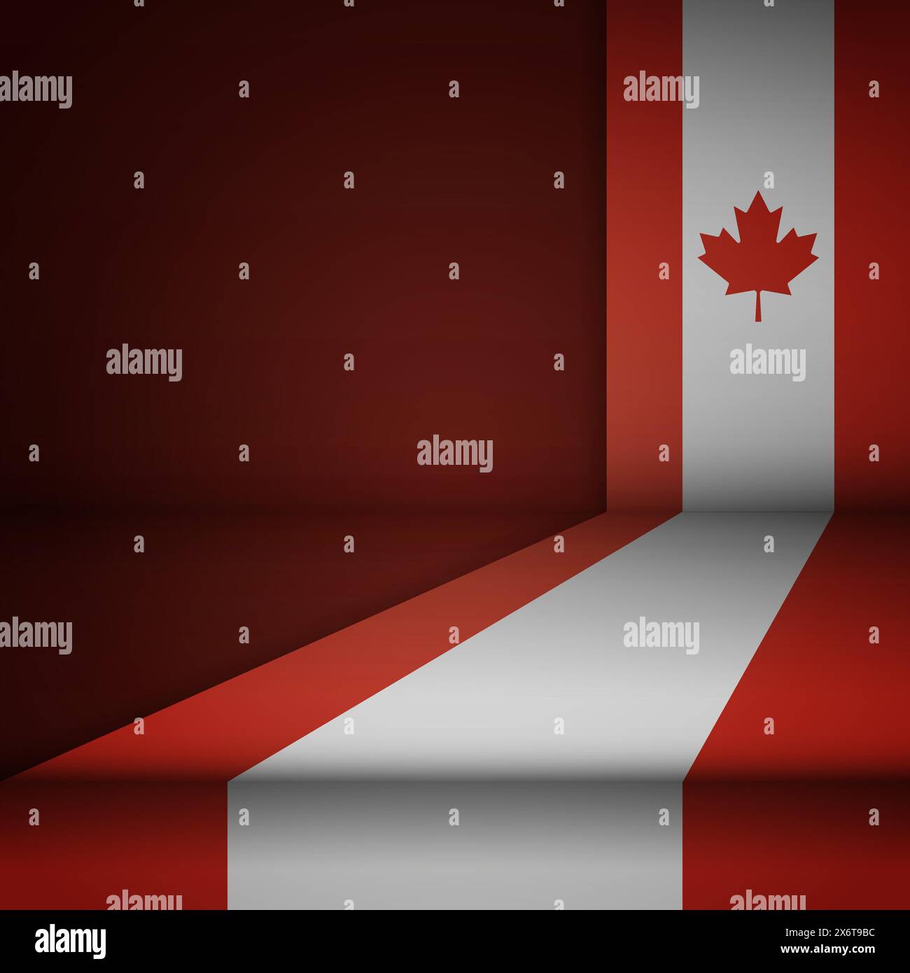 Edge background Canada graphic and label. Element of impact for the use ...