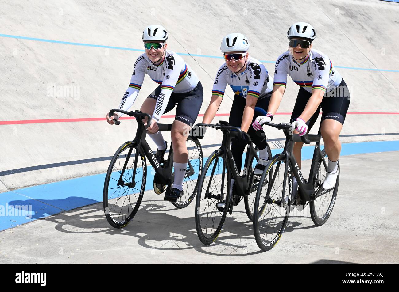 Dudenhofen, Germany. 16th May, 2024. Cycling/track: BDR presents its ...