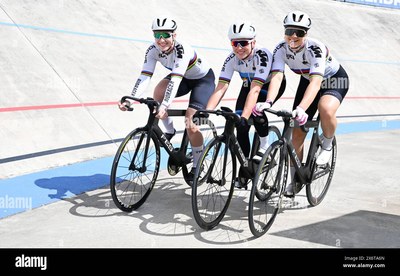 Dudenhofen, Germany. 16th May, 2024. Cycling/track: BDR presents its ...