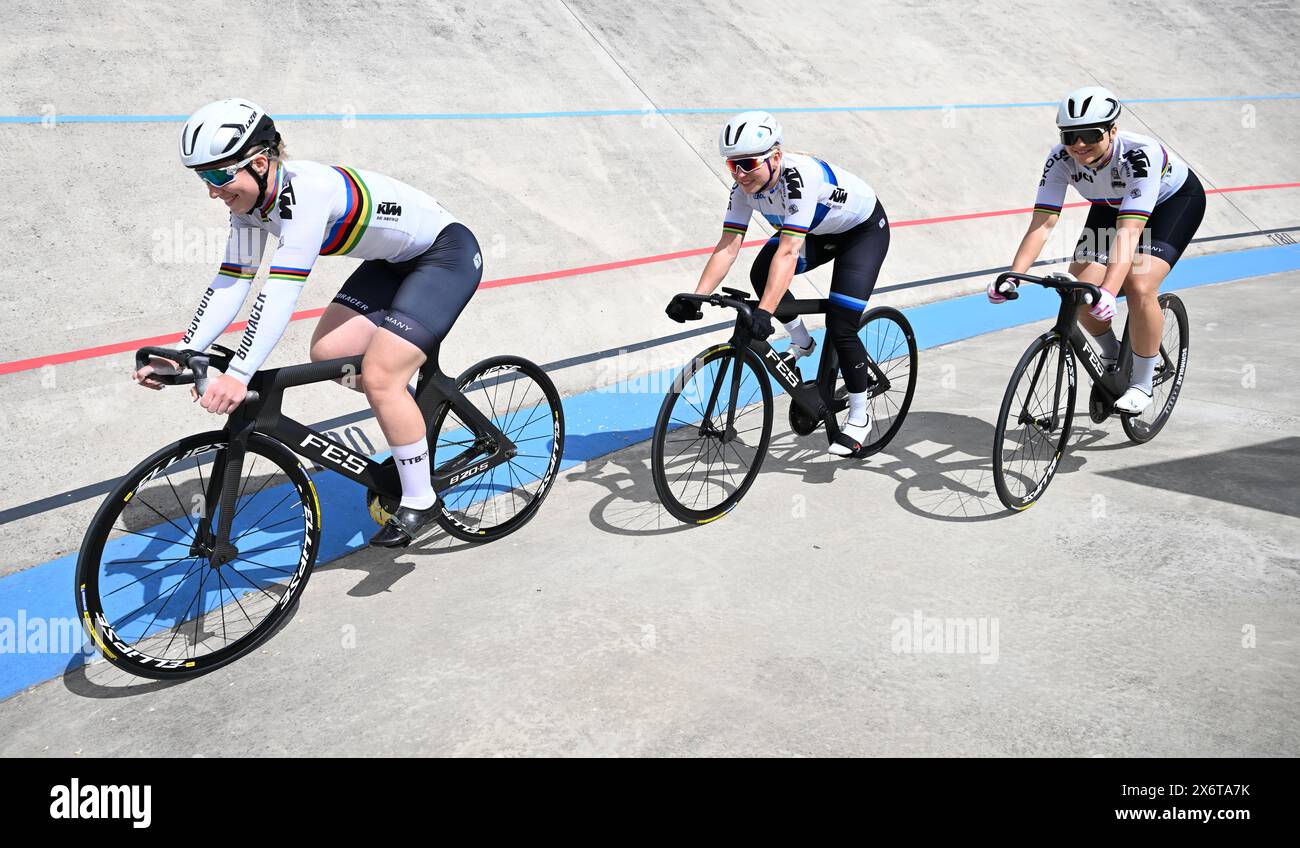 Dudenhofen, Germany. 16th May, 2024. Cycling/track: BDR presents its ...