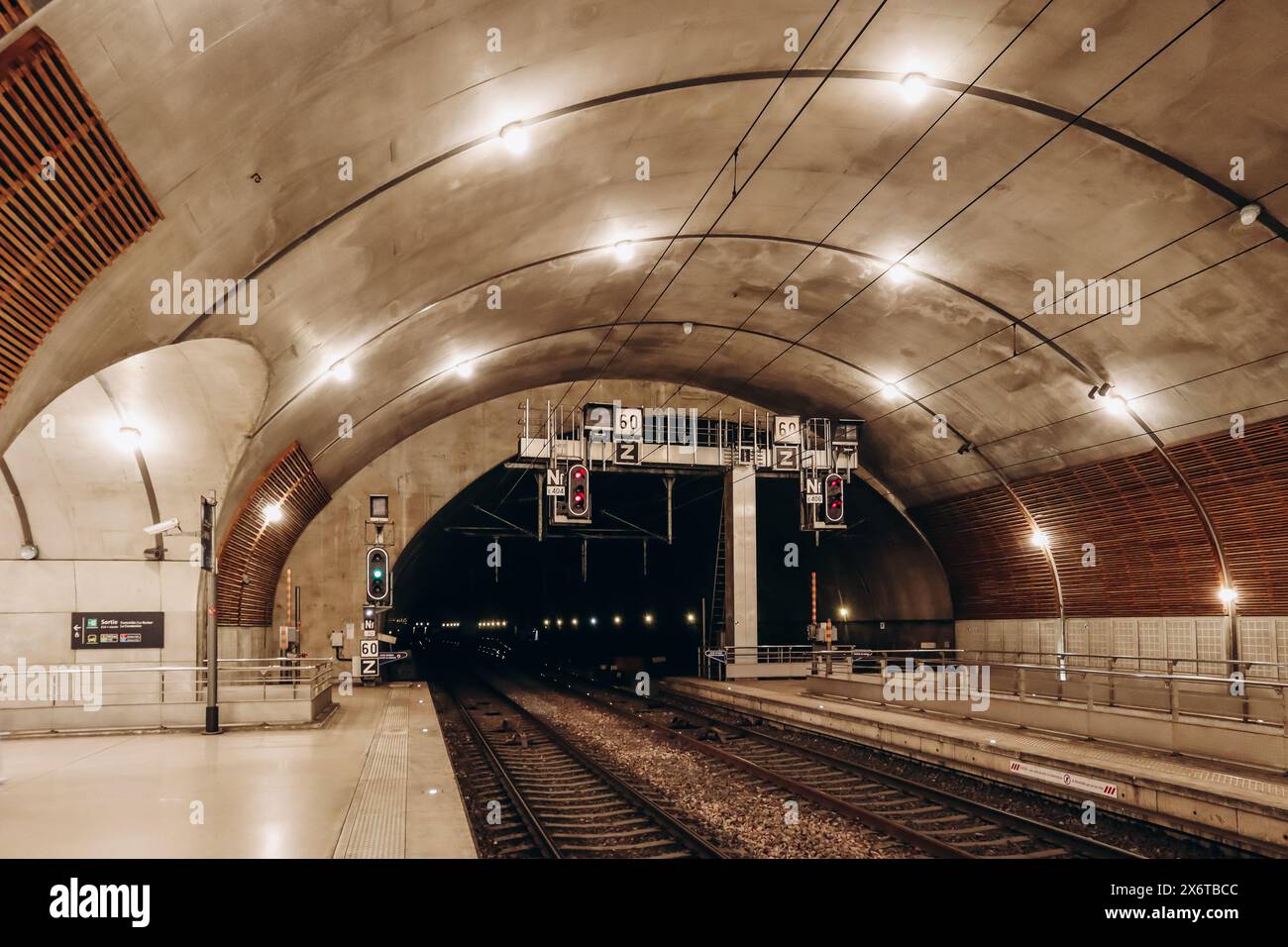 Monaco, Monaco - 18 November 2023 : Train station Monaco - Monte Carlo ...