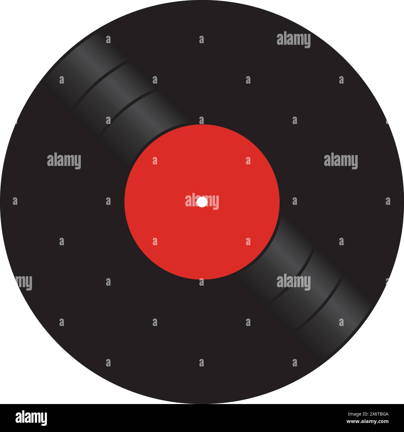 Realistic vinyl record. Vector, record for gramophone. Classic vinyl ...
