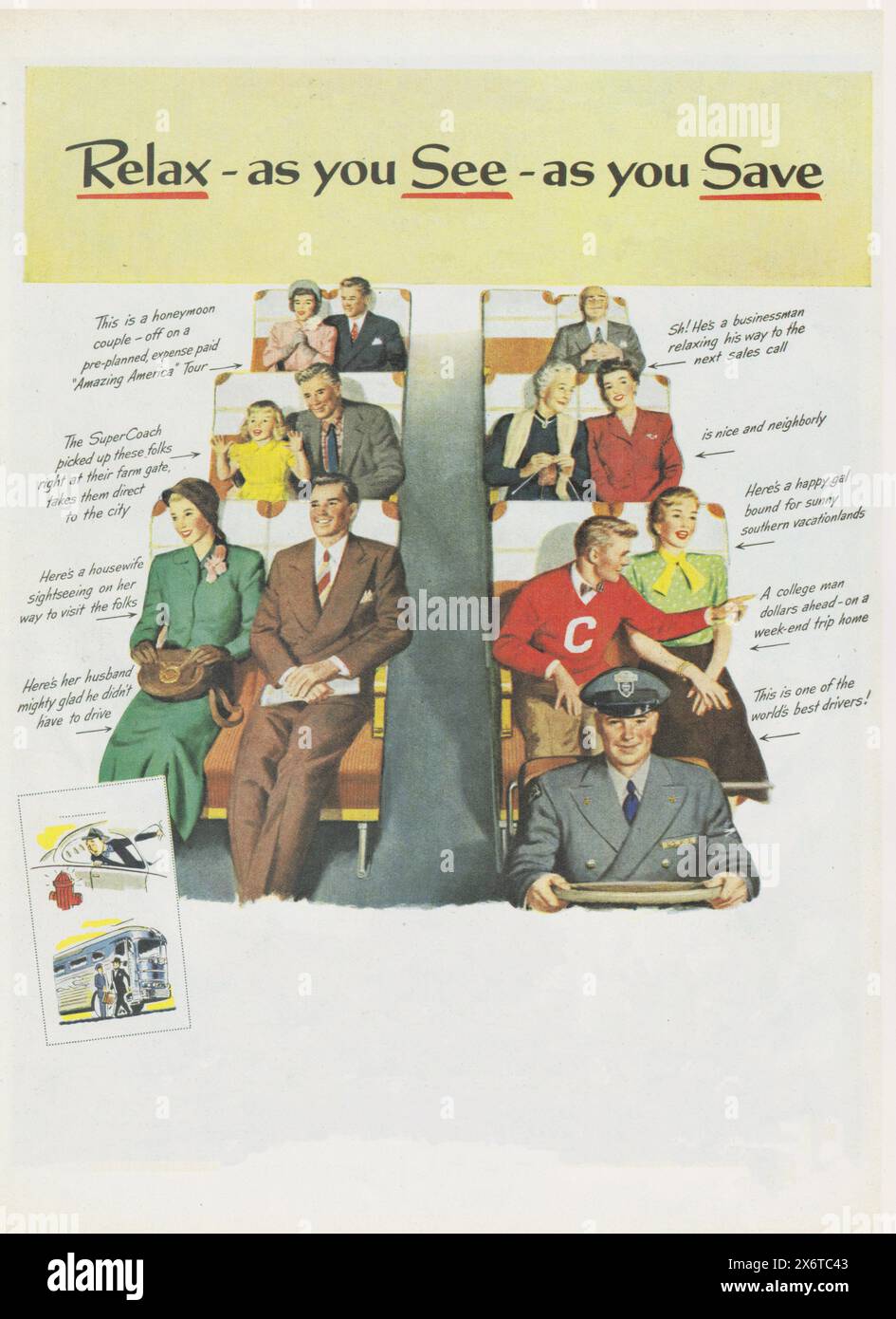 vintage american ads advertising retro Stock Photo - Alamy