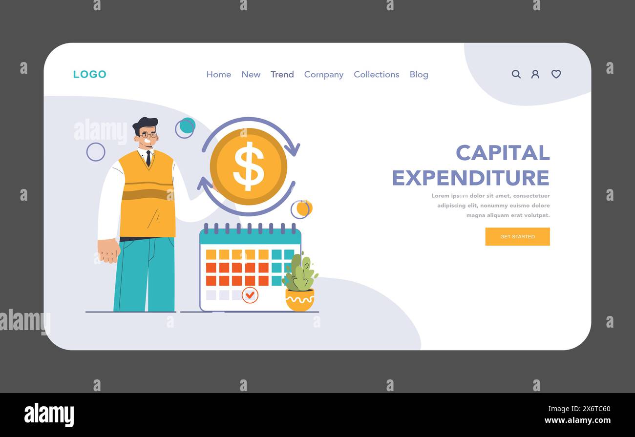 Amortization and depreciation web or landing. Calculating the value for ...