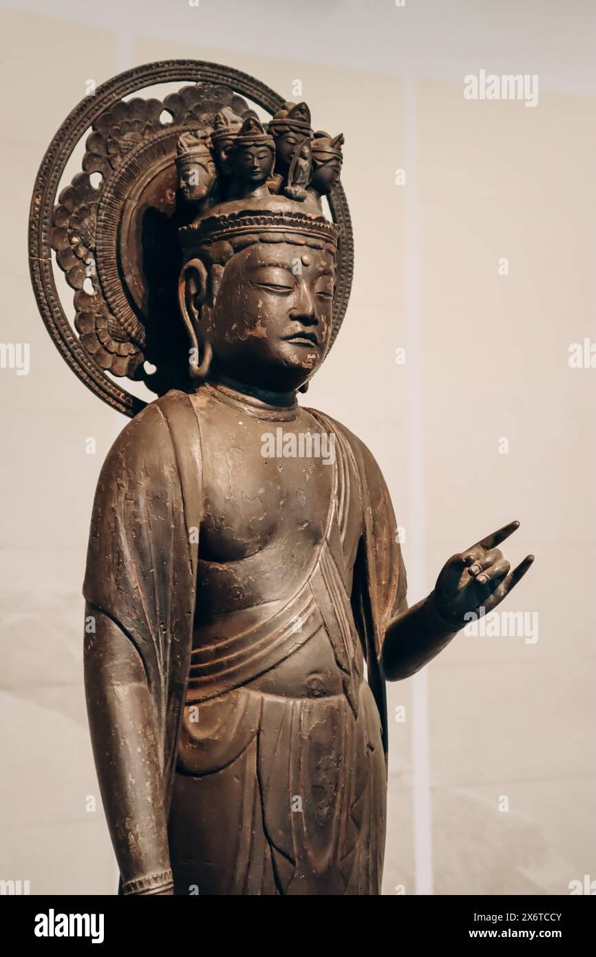 Nice, France - November 16, 2023: Eleven-headed Kannon (Juichimen ...