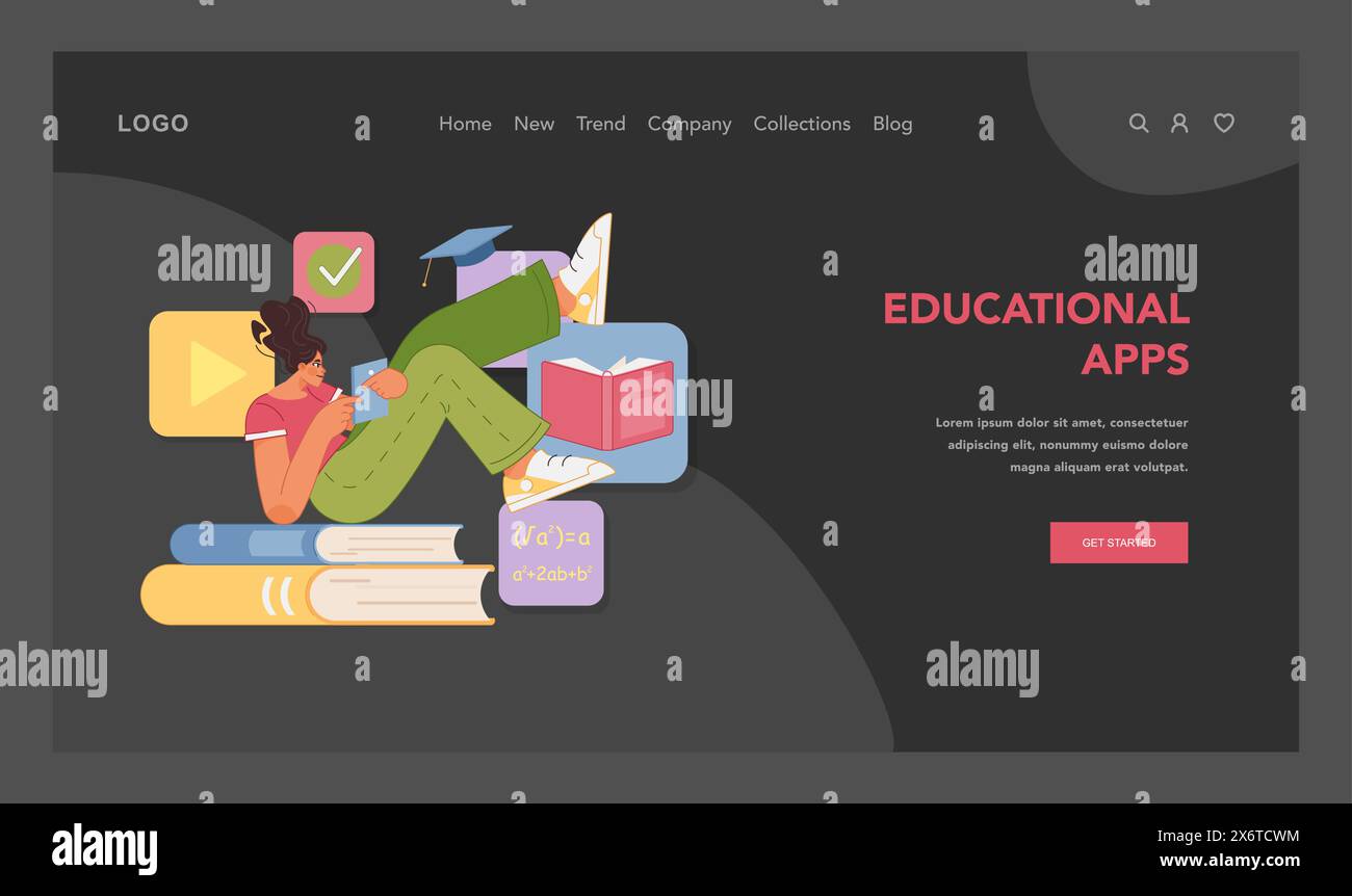 Interactive textbooks Stock Vector Images - Alamy