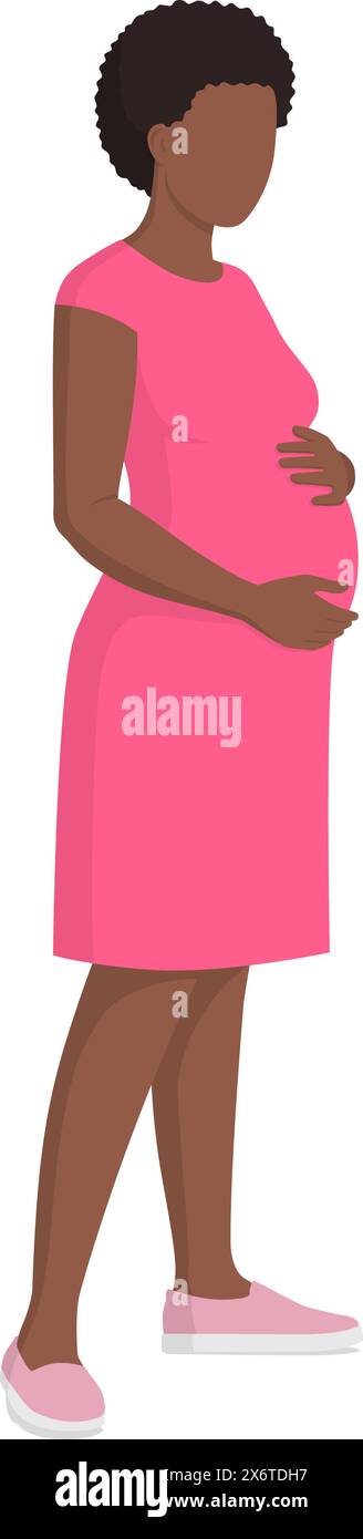 African Woman Giving Birth Stock Vector Images Alamy