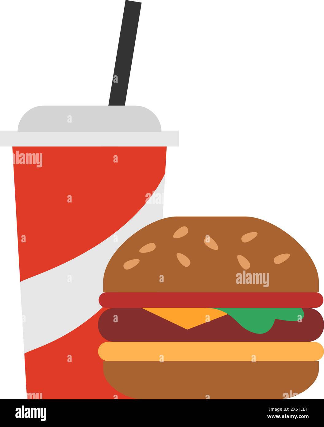 Coke icon fast food Cut Out Stock Images & Pictures - Alamy