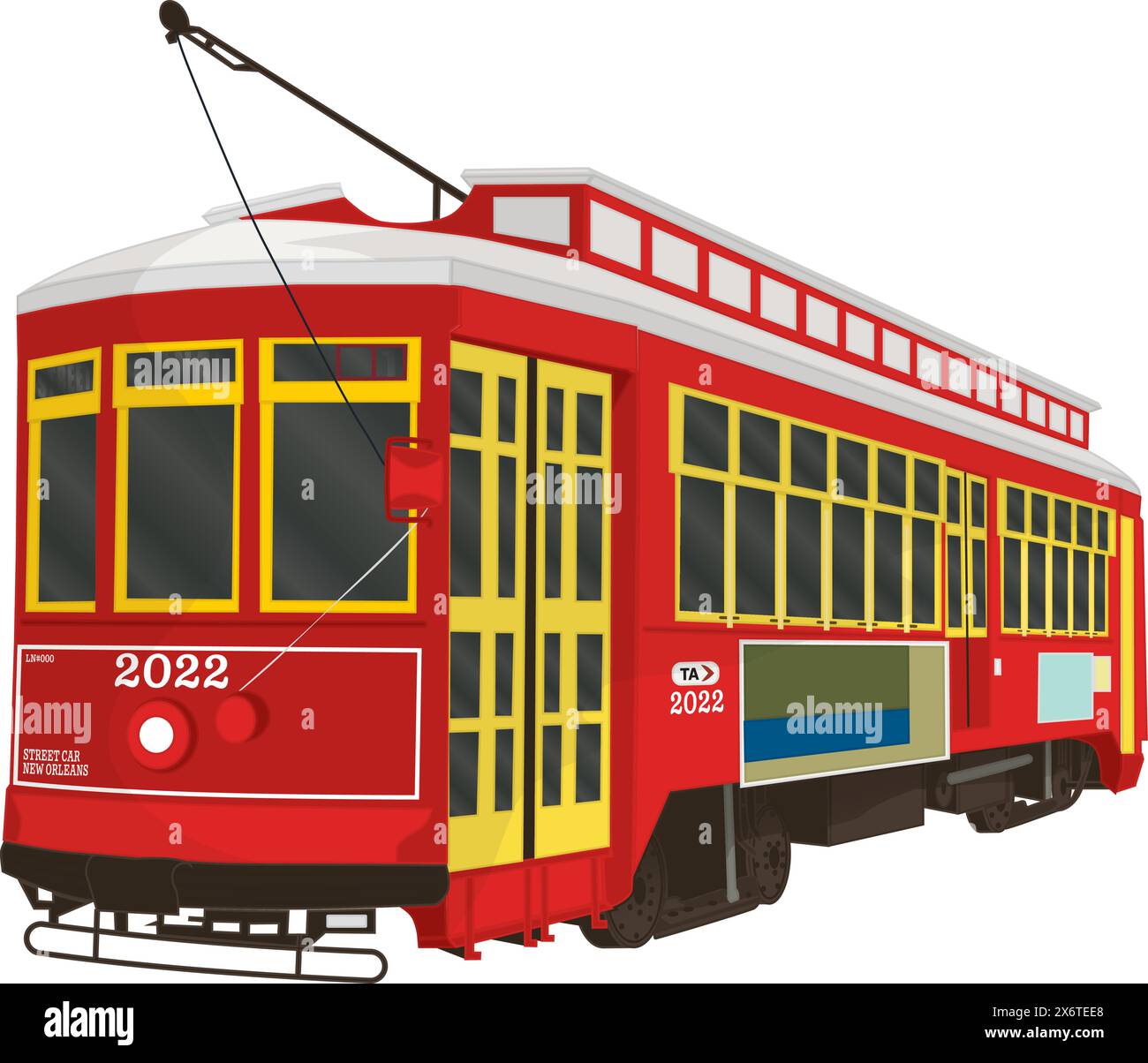 Red car street Stock Vector Images - Alamy