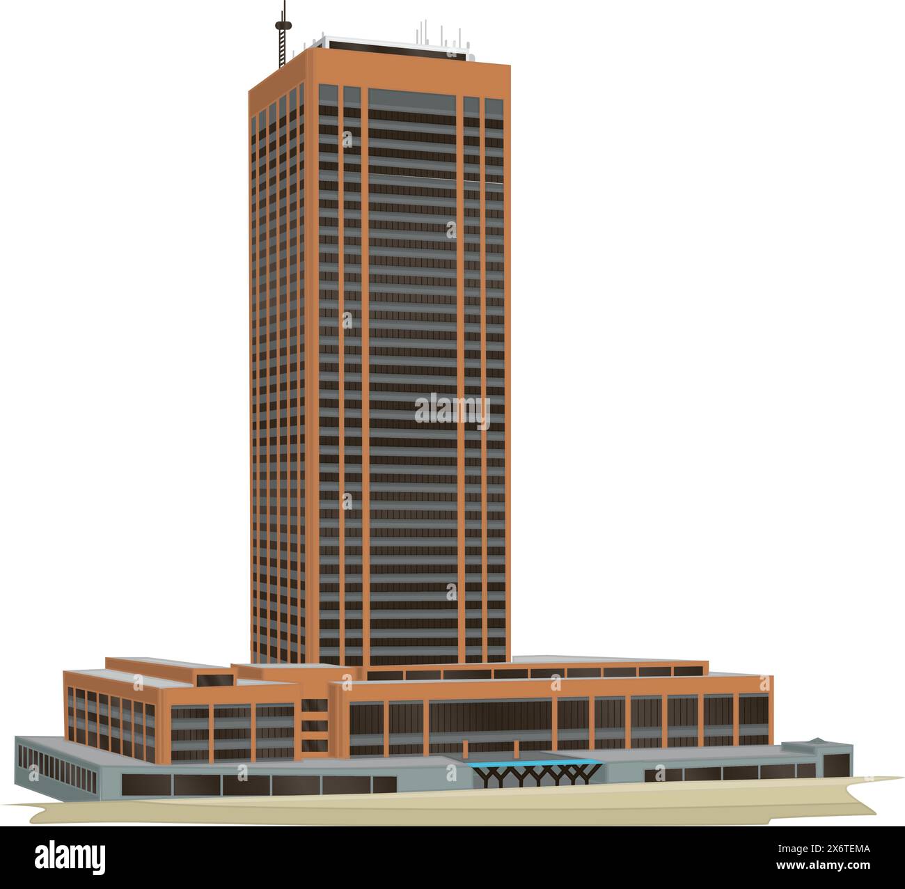 Skyline buffalo ny buildings Stock Vector Images - Alamy