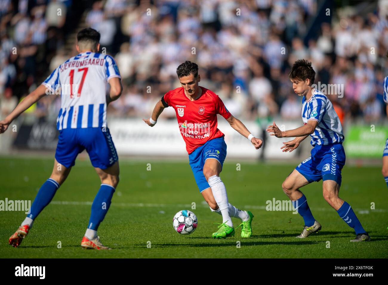 Copenhagen, Denmark. 16th May, 2024. Superliga match between Hvidovre ...