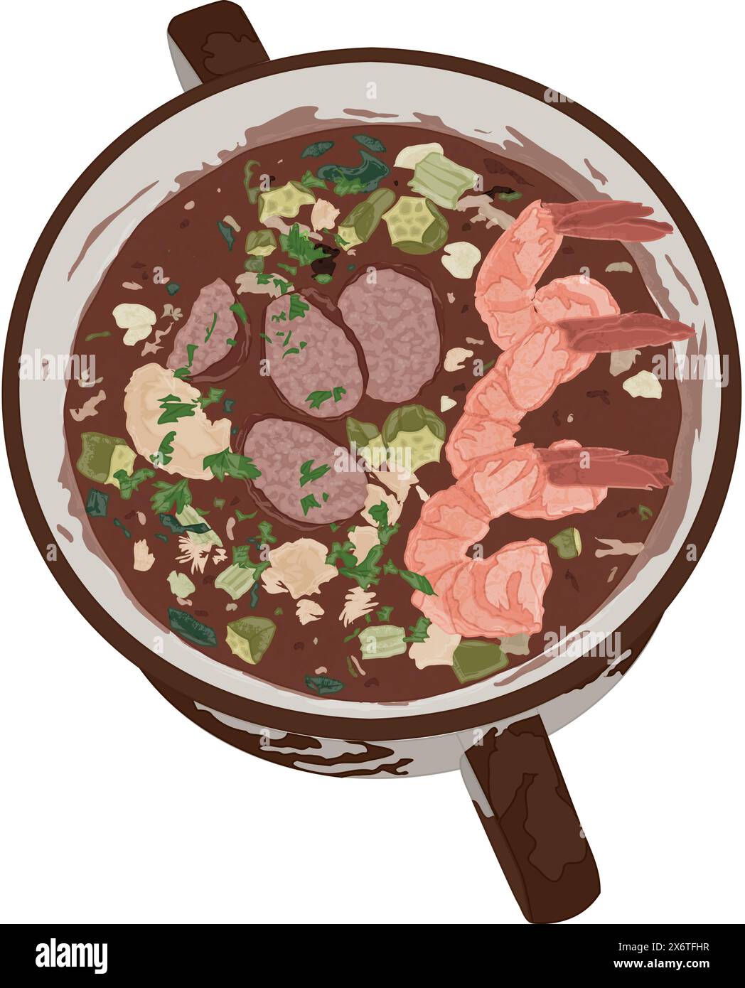 Cajun stew Stock Vector Images - Alamy