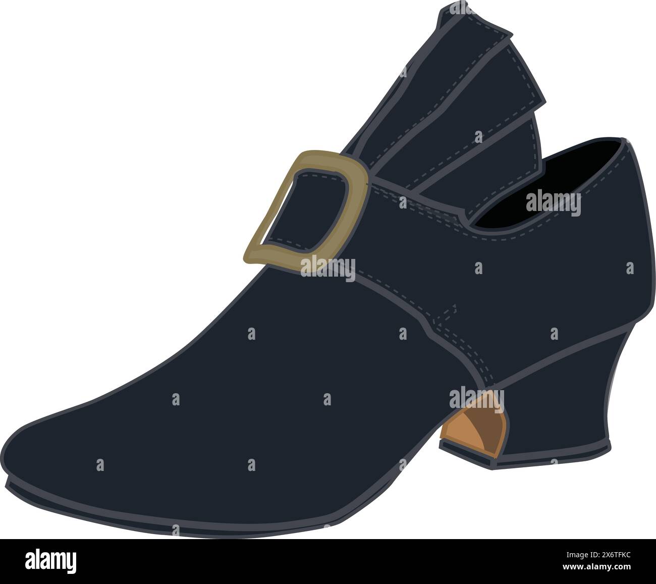 Colonial walk Stock Vector Images - Alamy