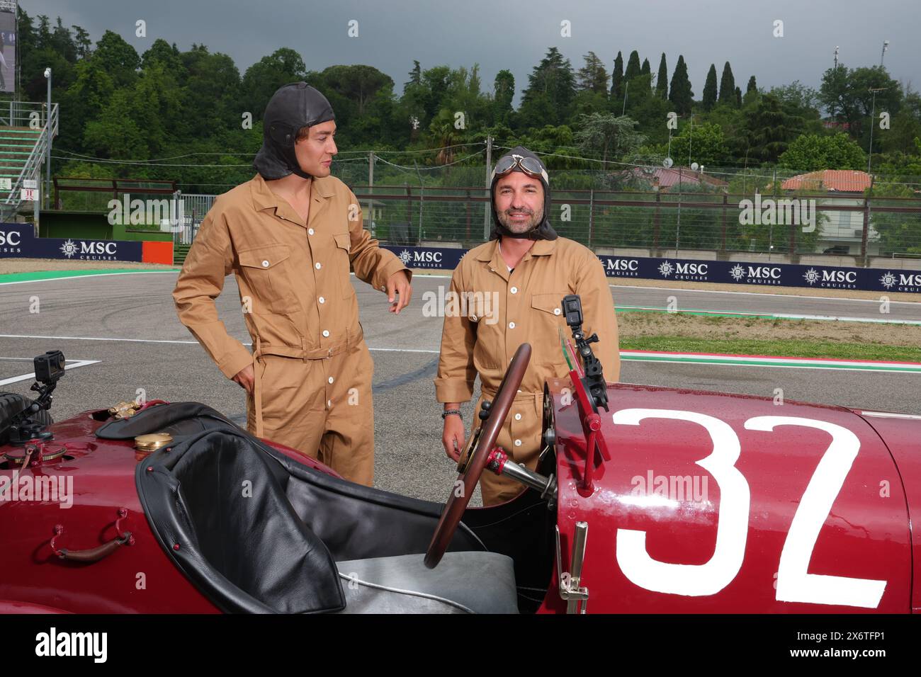RUSSELL George (gbr), driving the 100-year-old Mercedes race car, GLOCK ...