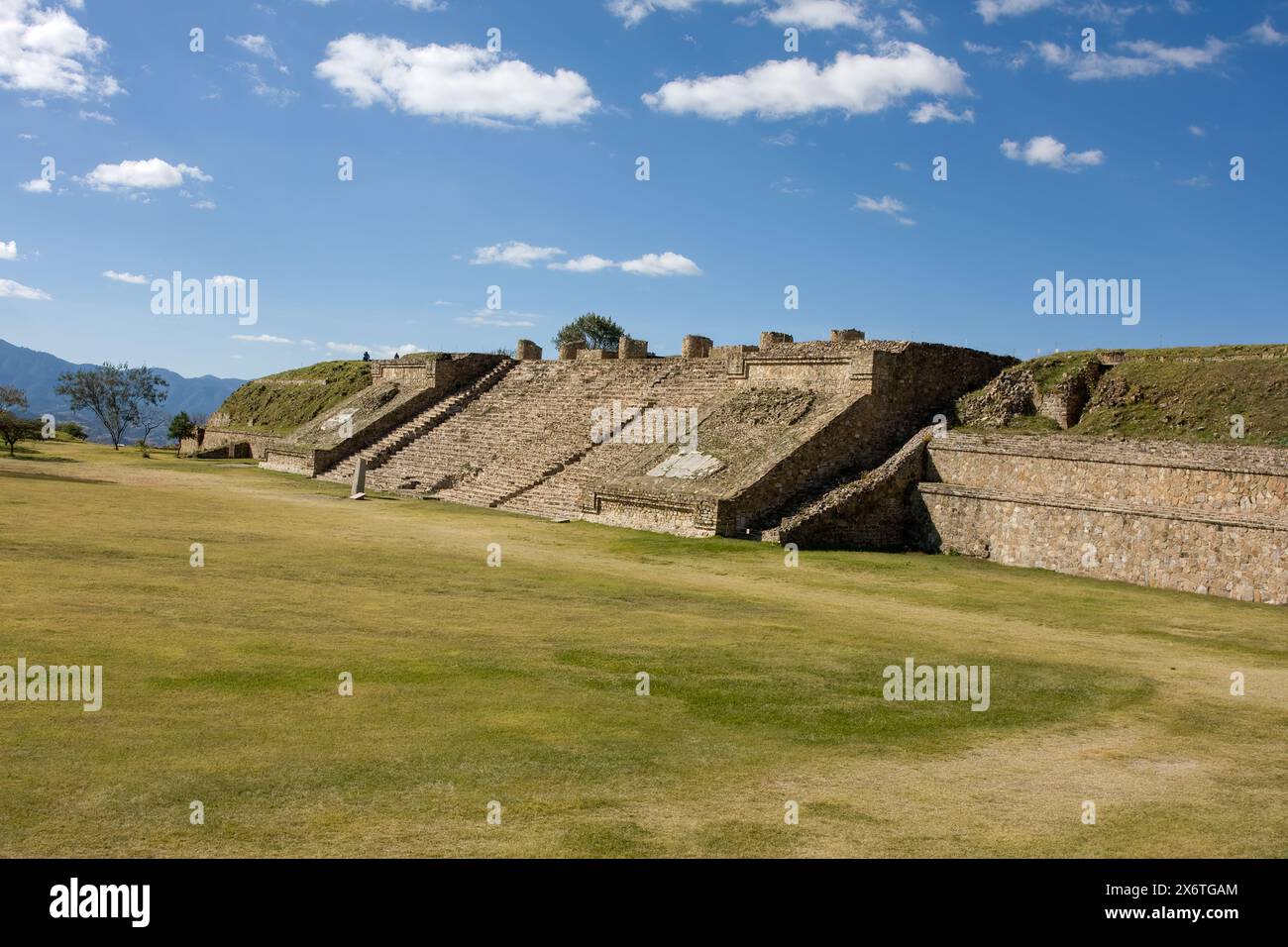 Monte Alban, Oaxaca, Mexico. Zapotec Capital Ruins, 300A.D.-700A.D ...