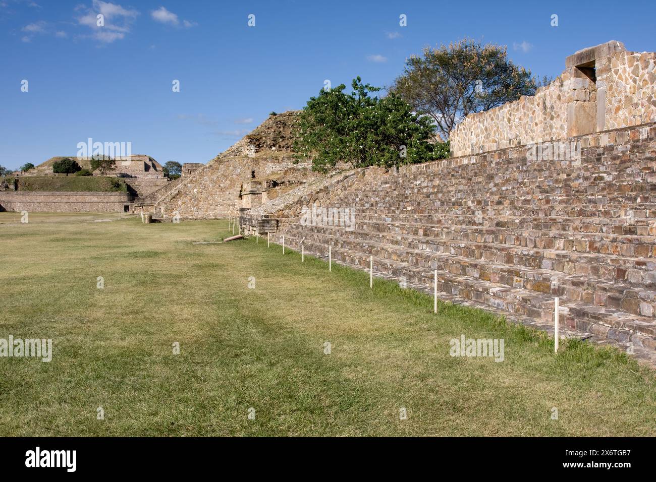 Monte Alban, Oaxaca, Mexico. Zapotec Capital Ruins, 300A.D.-700A.D ...