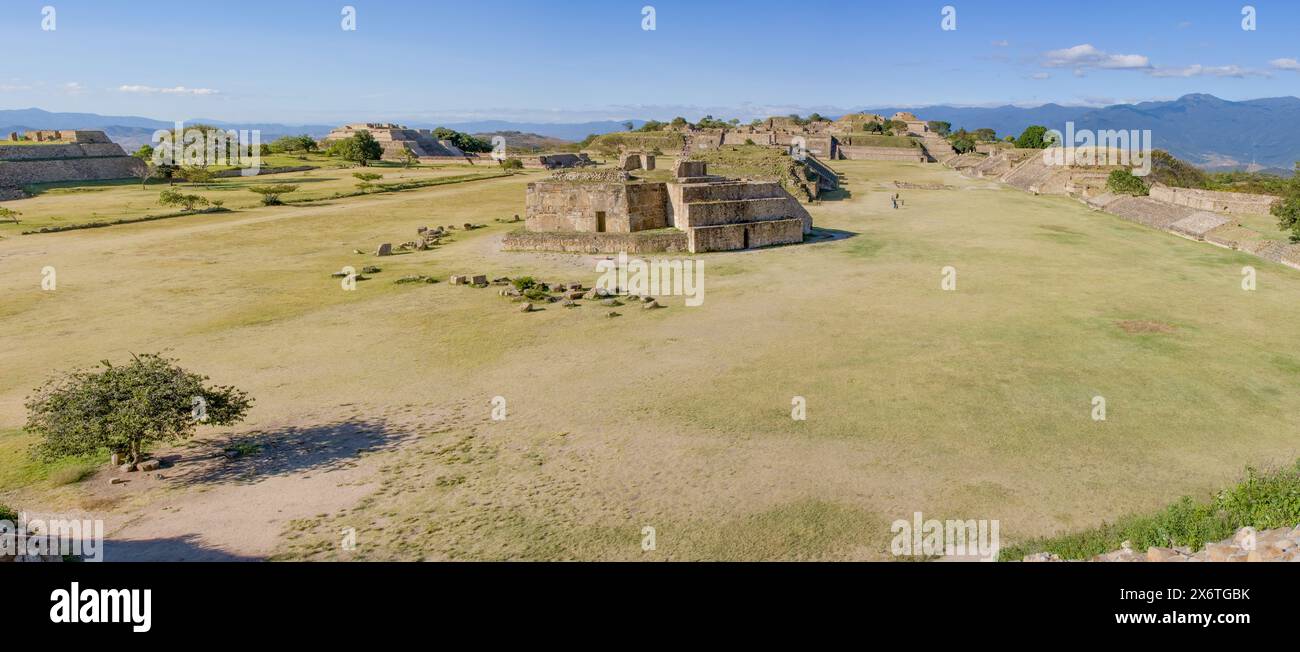 Monte Alban, Oaxaca, Mexico. Zapotec Capital Ruins, 300A.D.-700A.D. The ...
