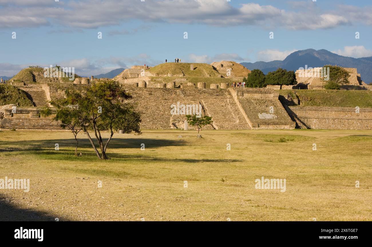 Monte Alban, Oaxaca, Mexico. Zapotec Capital Ruins, 300A.D.-700A.D ...