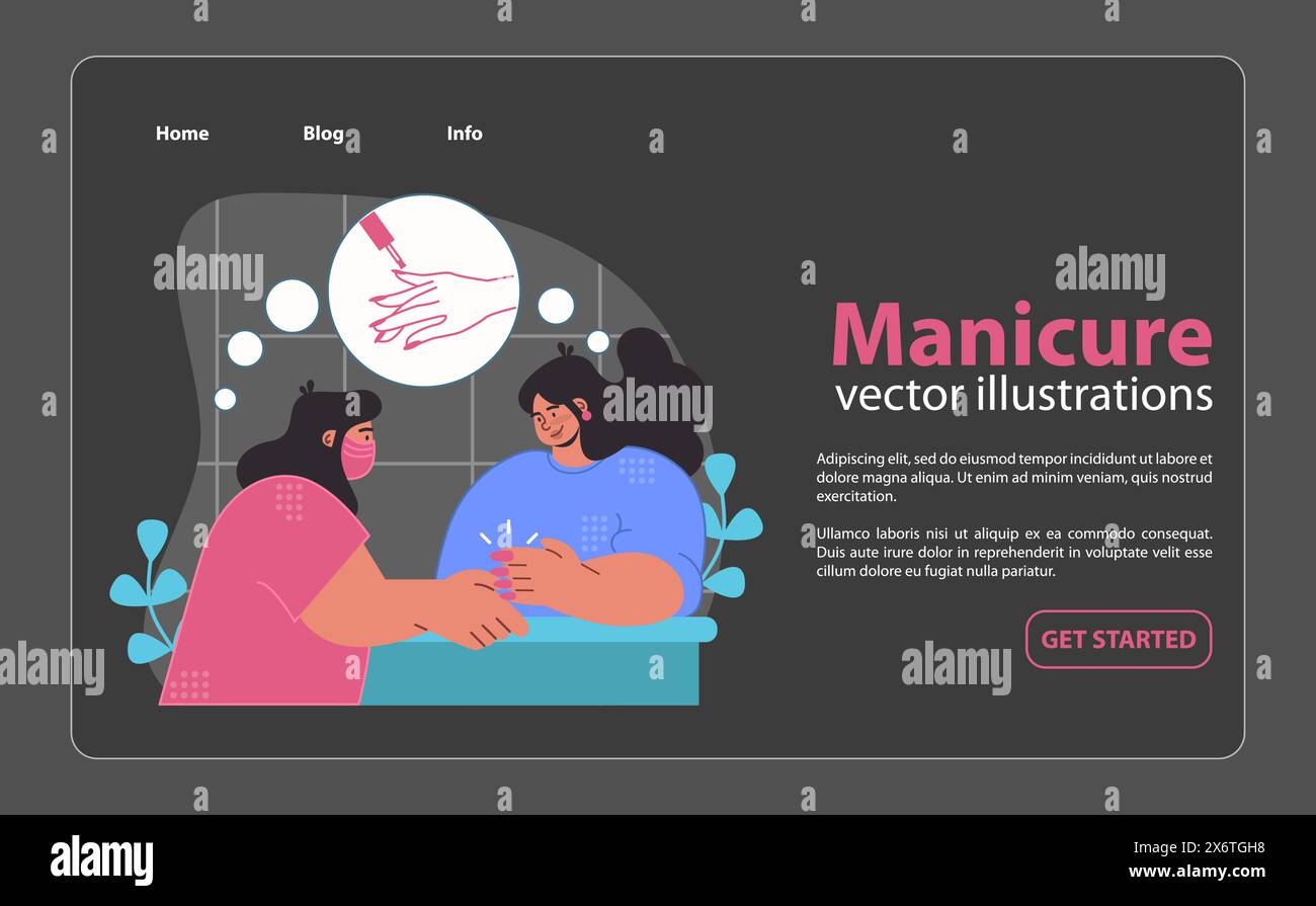 Hand pampering session Stock Vector Images - Alamy