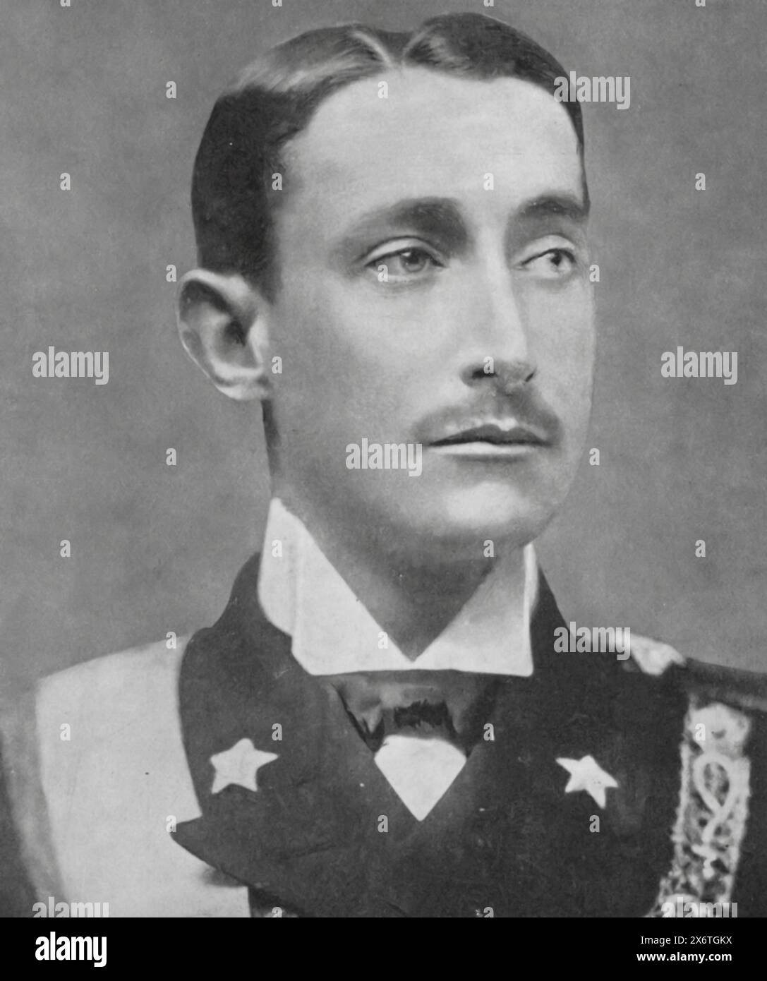 A portrait of Prince Luigi Amedeo, Duke of the Abruzzi, taken around ...