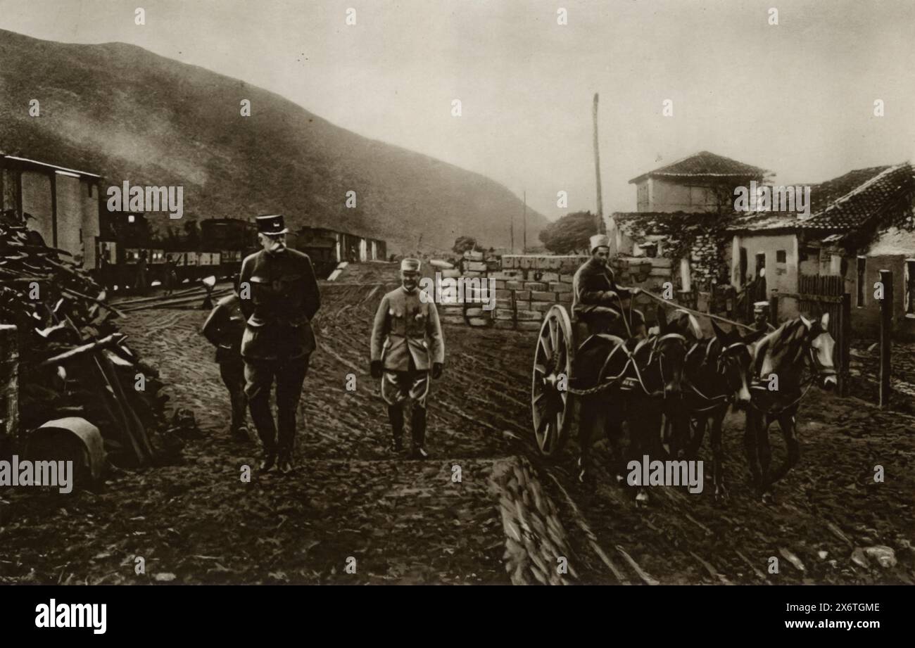 A photograph of General Maurice Sarrail, who commanded the French Army ...