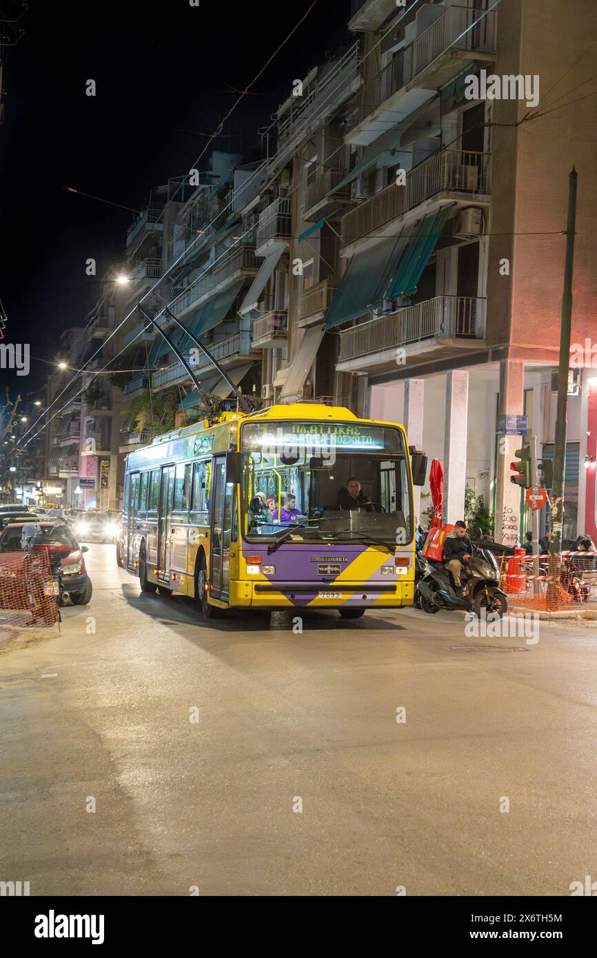 Electric bus, Athens, Greece Stock Photo - Alamy