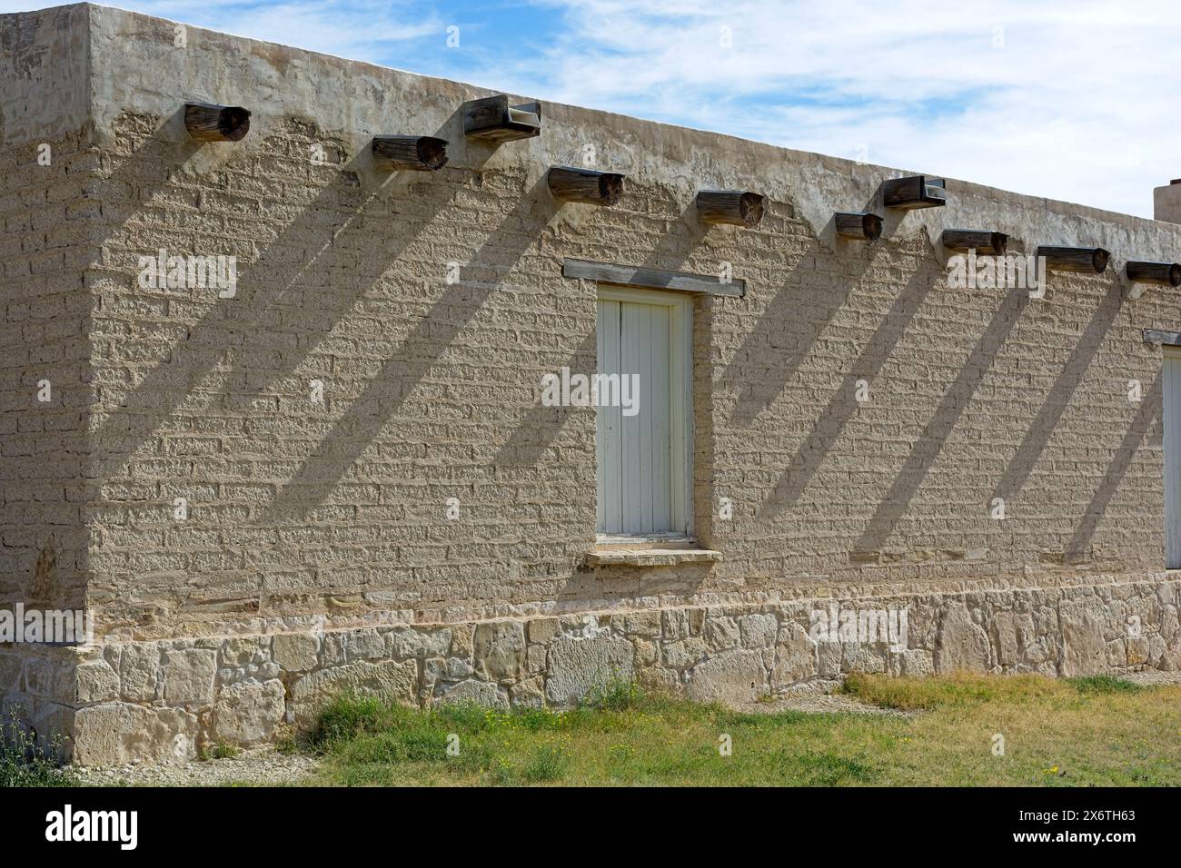 Restored barracks at Fort Stockton, active 1867-1886 during Indian wars ...