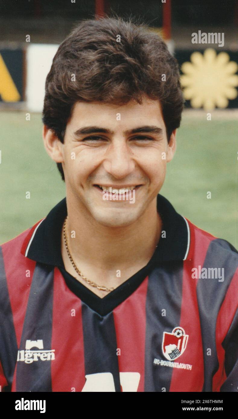 GAVIN PEACOCK, AFC BOURNEMOUTH, 1990 PIC MIKE WALKER,1990 Stock Photo ...
