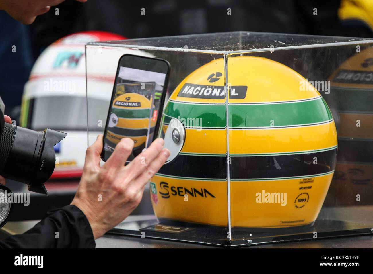 Ayrton Senna helmet, casque, during the Formula 1 MSC Cruises Gran ...