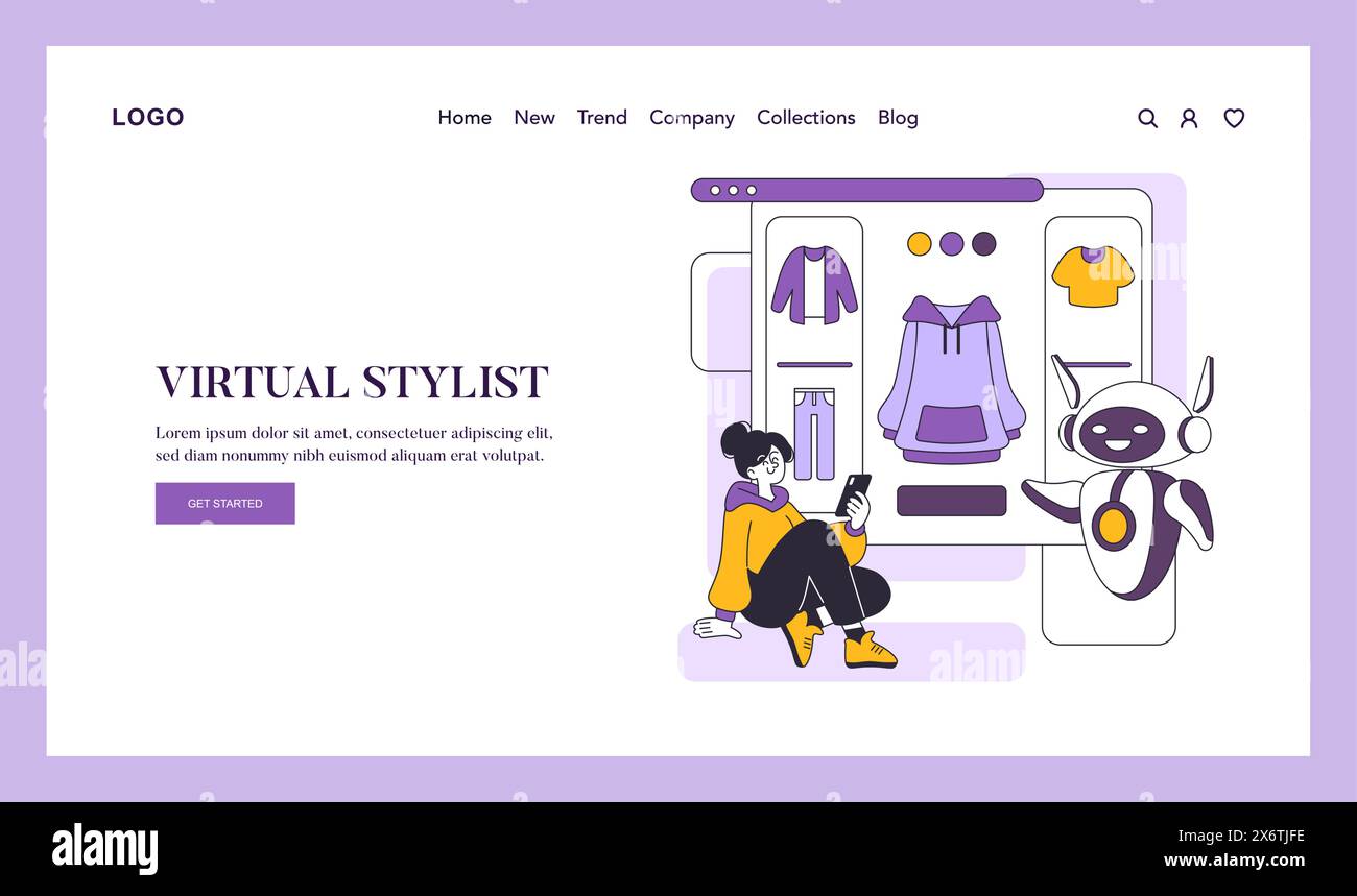 Smart personal advisor Stock Vector Images - Alamy