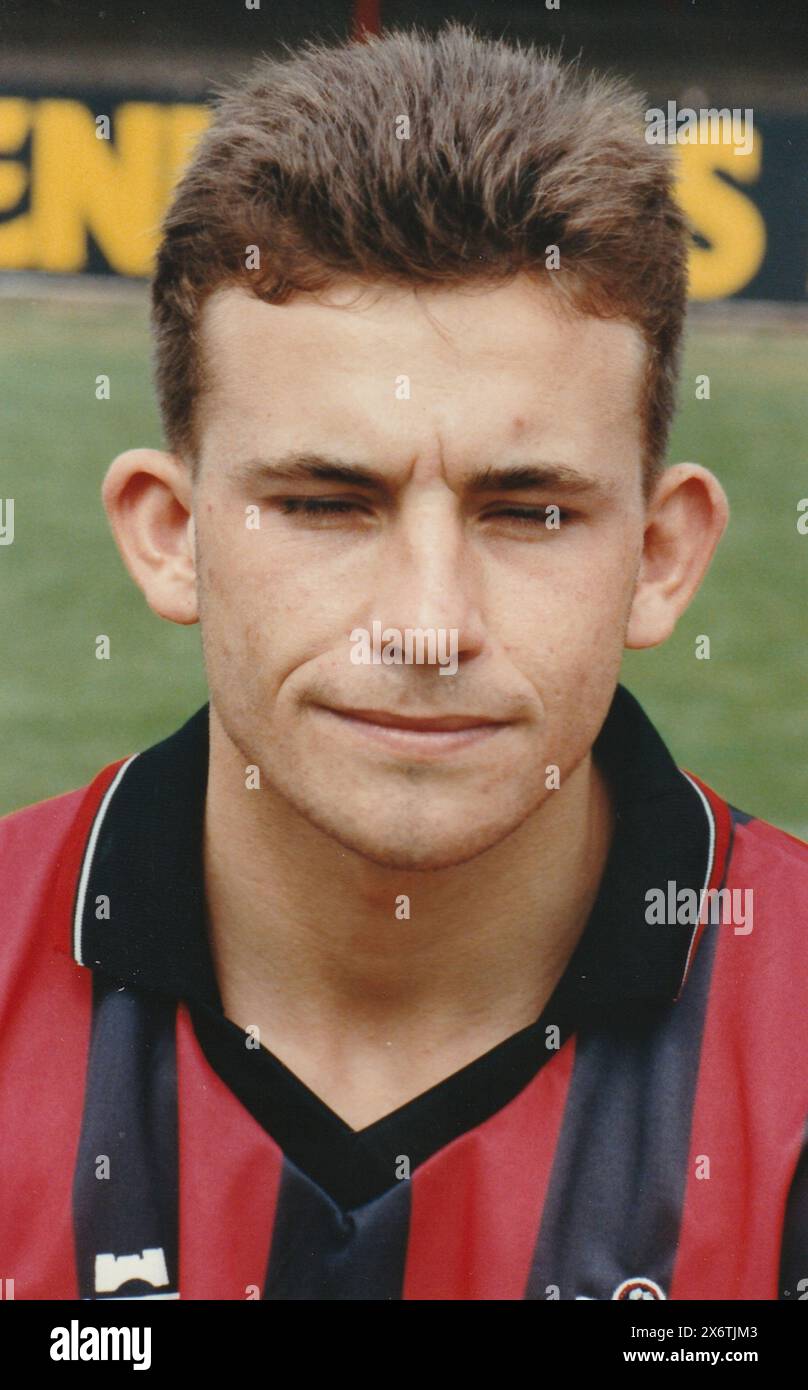 MATTHEW HOLMES, AFC BOURNEMOUTH, 1990 PIC MIKE WALKER,1990 Stock Photo ...