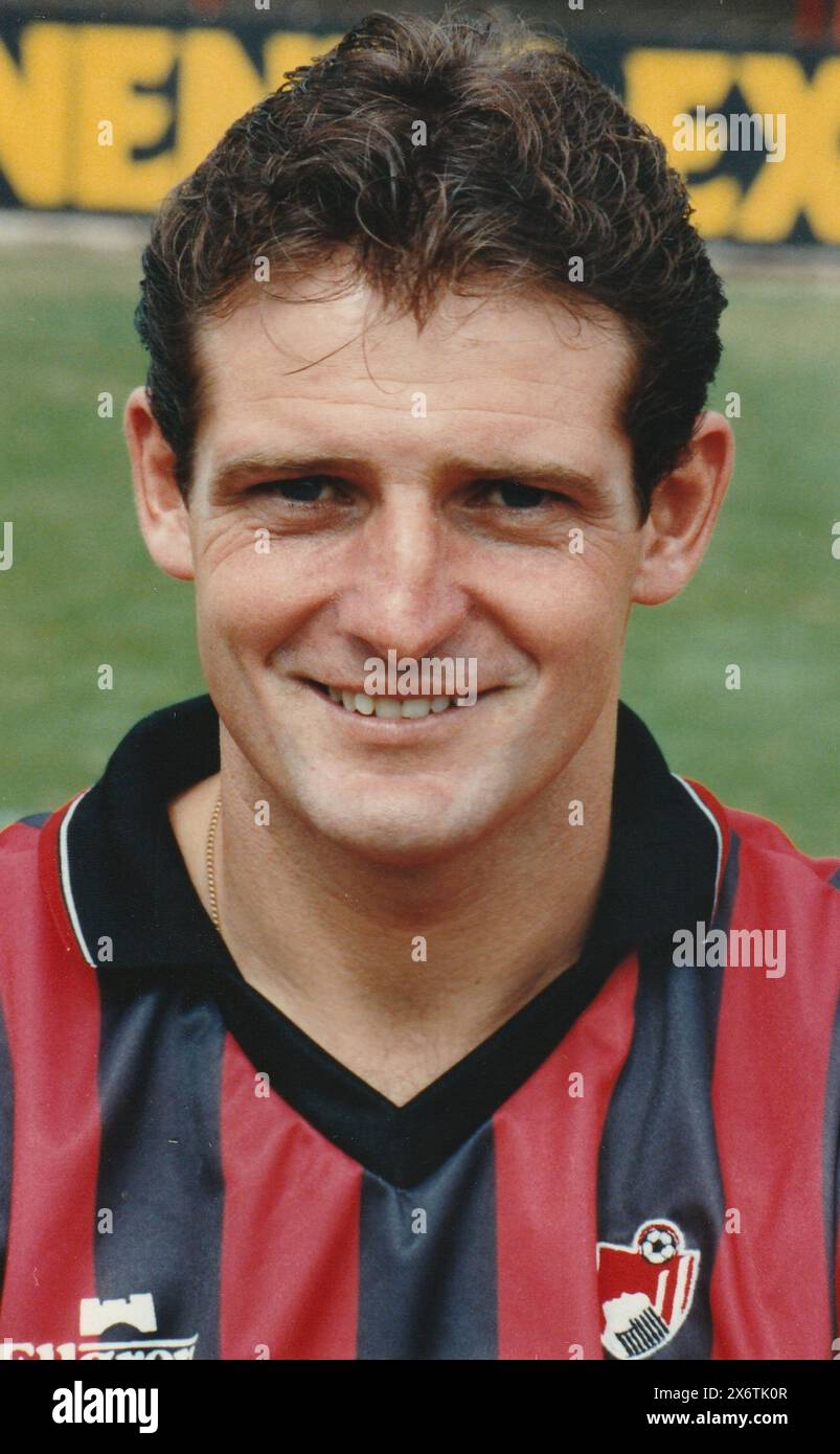 PAUL MORRELL, AFC BOURNEMOUTH, 1990 PIC MIKE WALKER,1990 Stock Photo ...