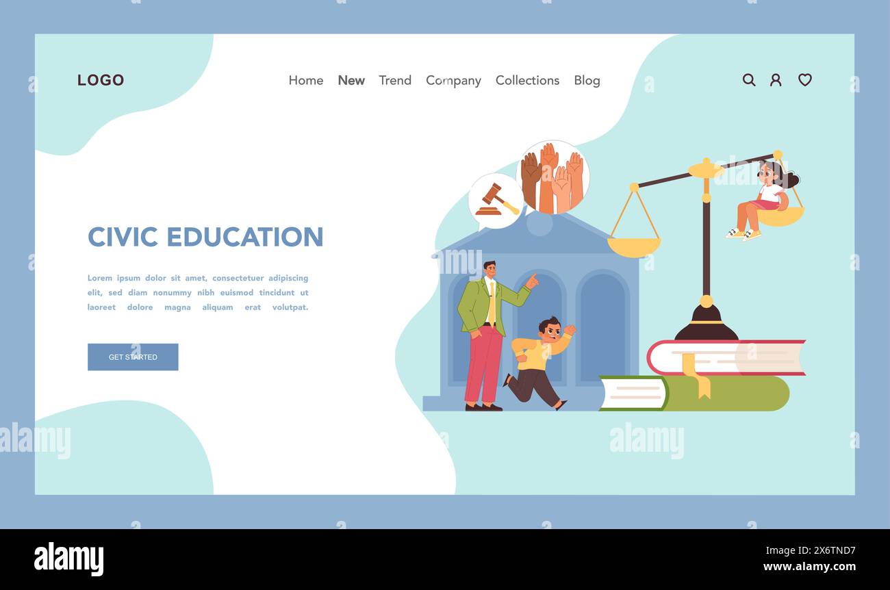 Foundations of democracy. Civic education with individuals learning about justice, rights, and ...