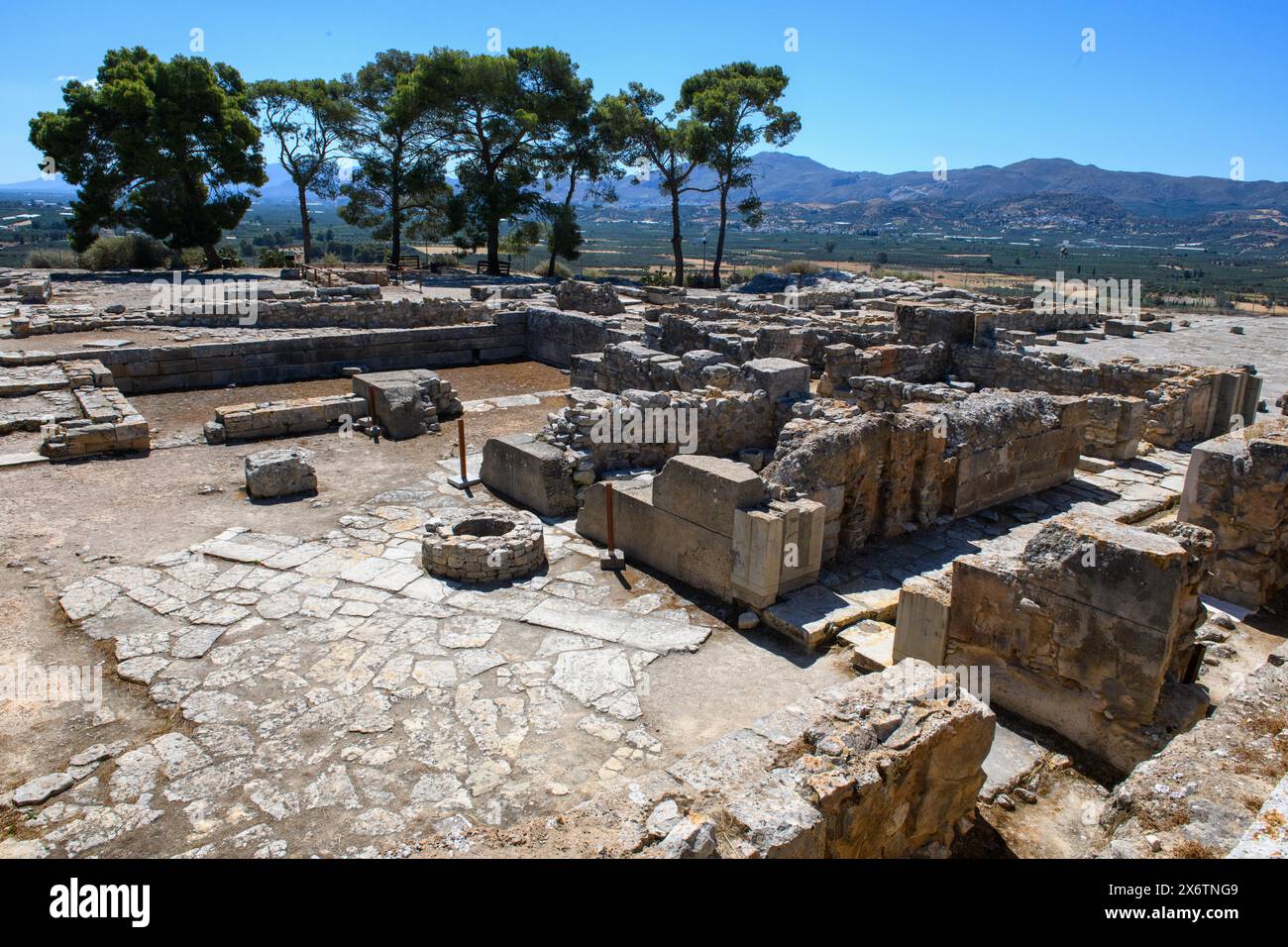 Archaeological site of Minoan culture of pre-Greek ancient Greek people ...