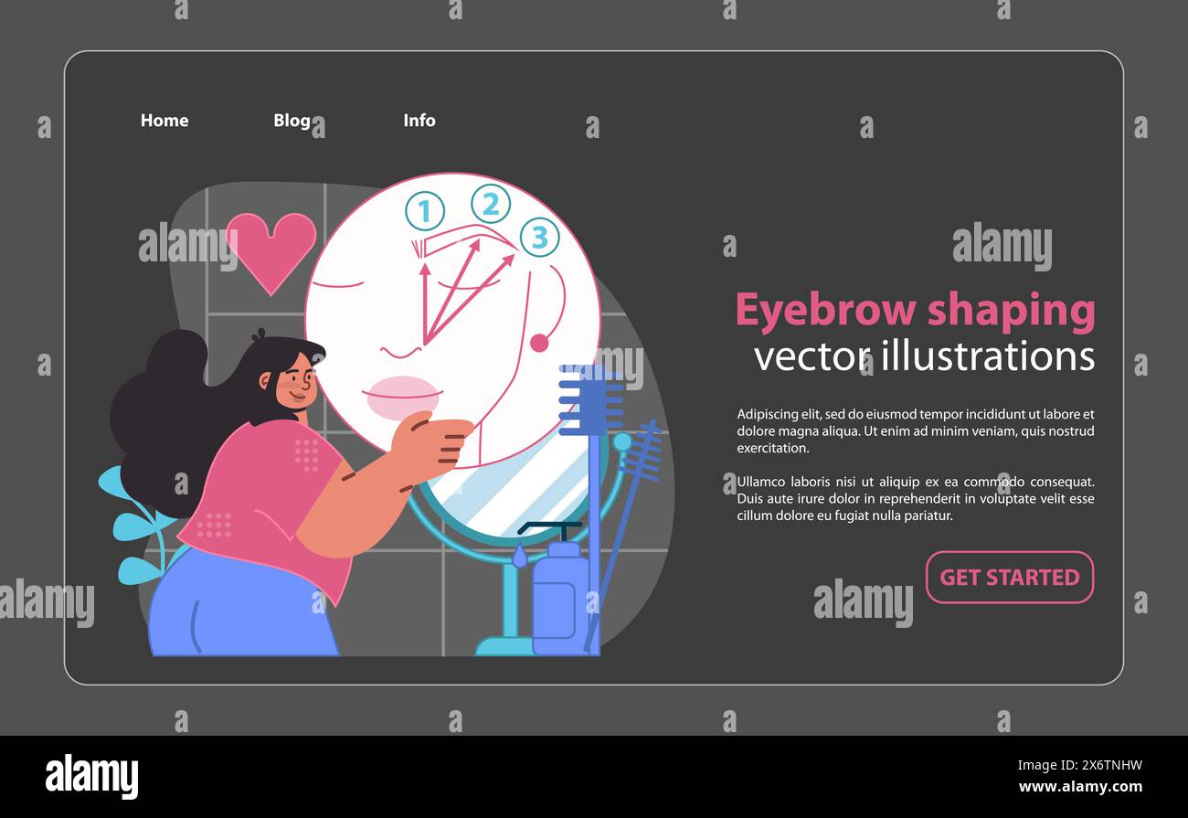 Precise eyebrow shaping guide. A detailed step-by-step tutorial for ...