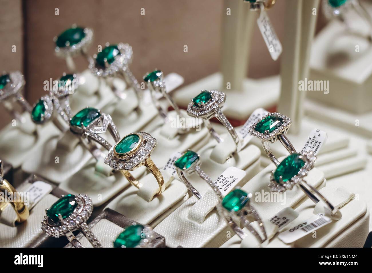 Shop windows in Antwerp's diamond district, also known as the Diamond ...