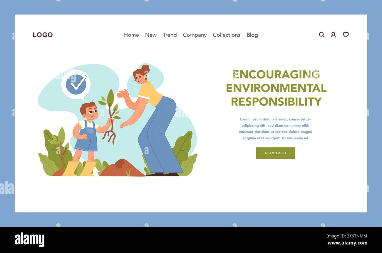 Environmental conservation children Stock Vector Images - Alamy