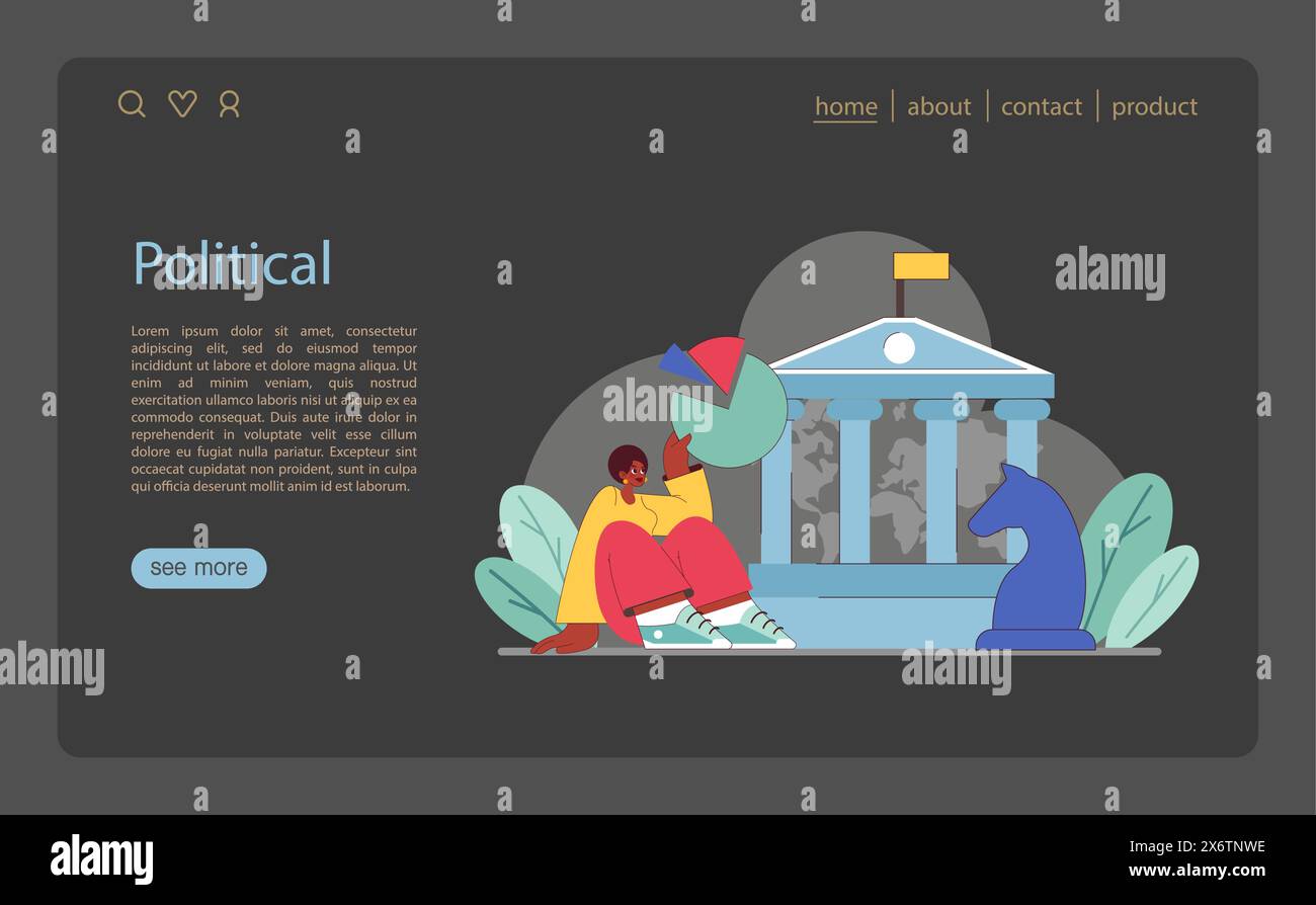 Political aspect of PEST analysis. Analyst evaluating governmental ...