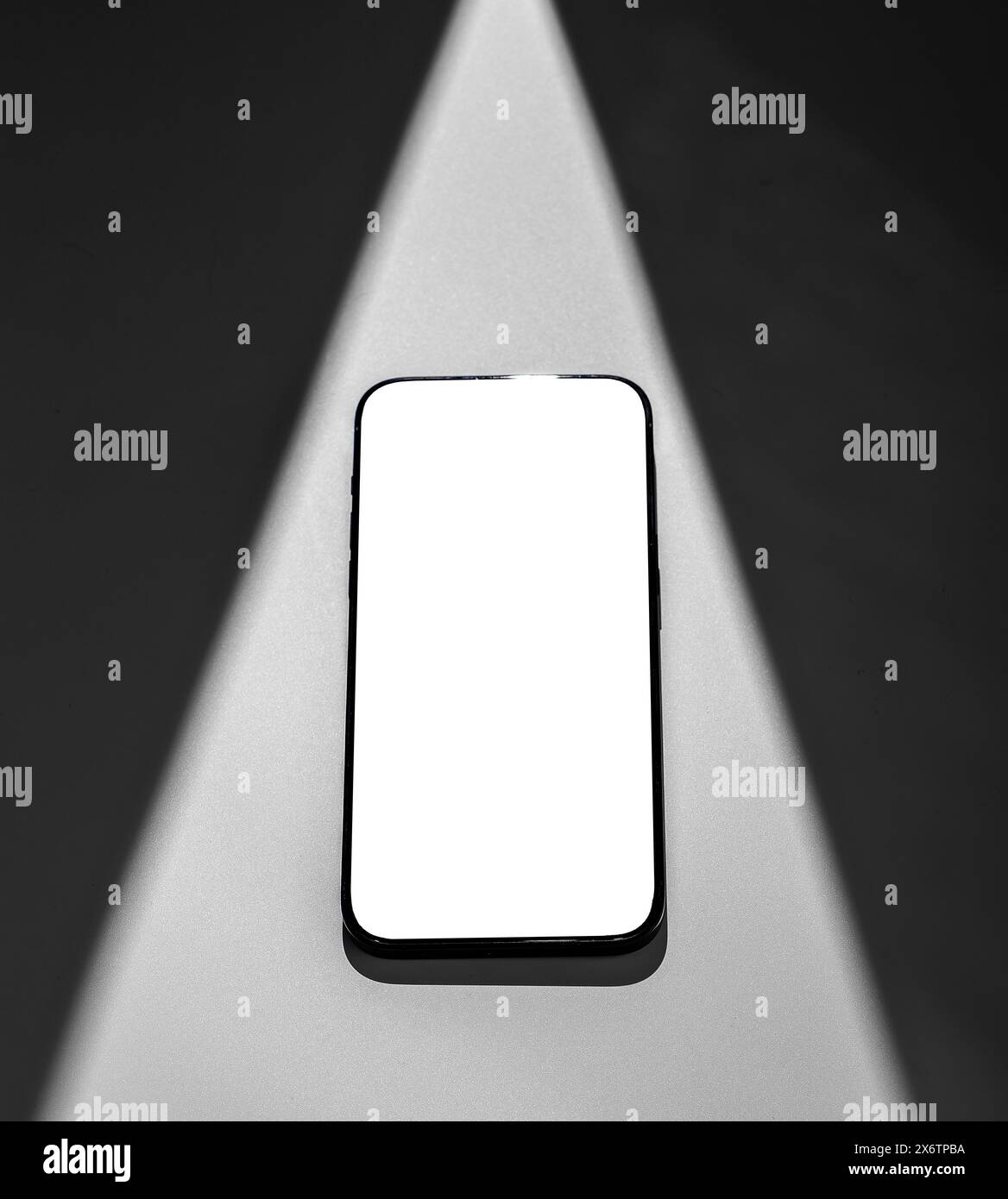 Mobile phone mock up, blank and clean design. Empty screen template ...