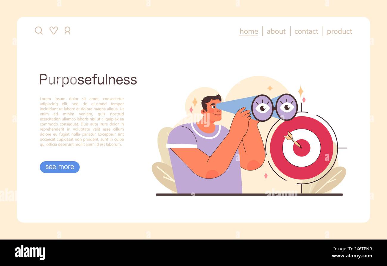 Focused intention Stock Vector Images - Alamy